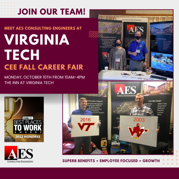 VT Fall 2022 CEE Career Fair - AES