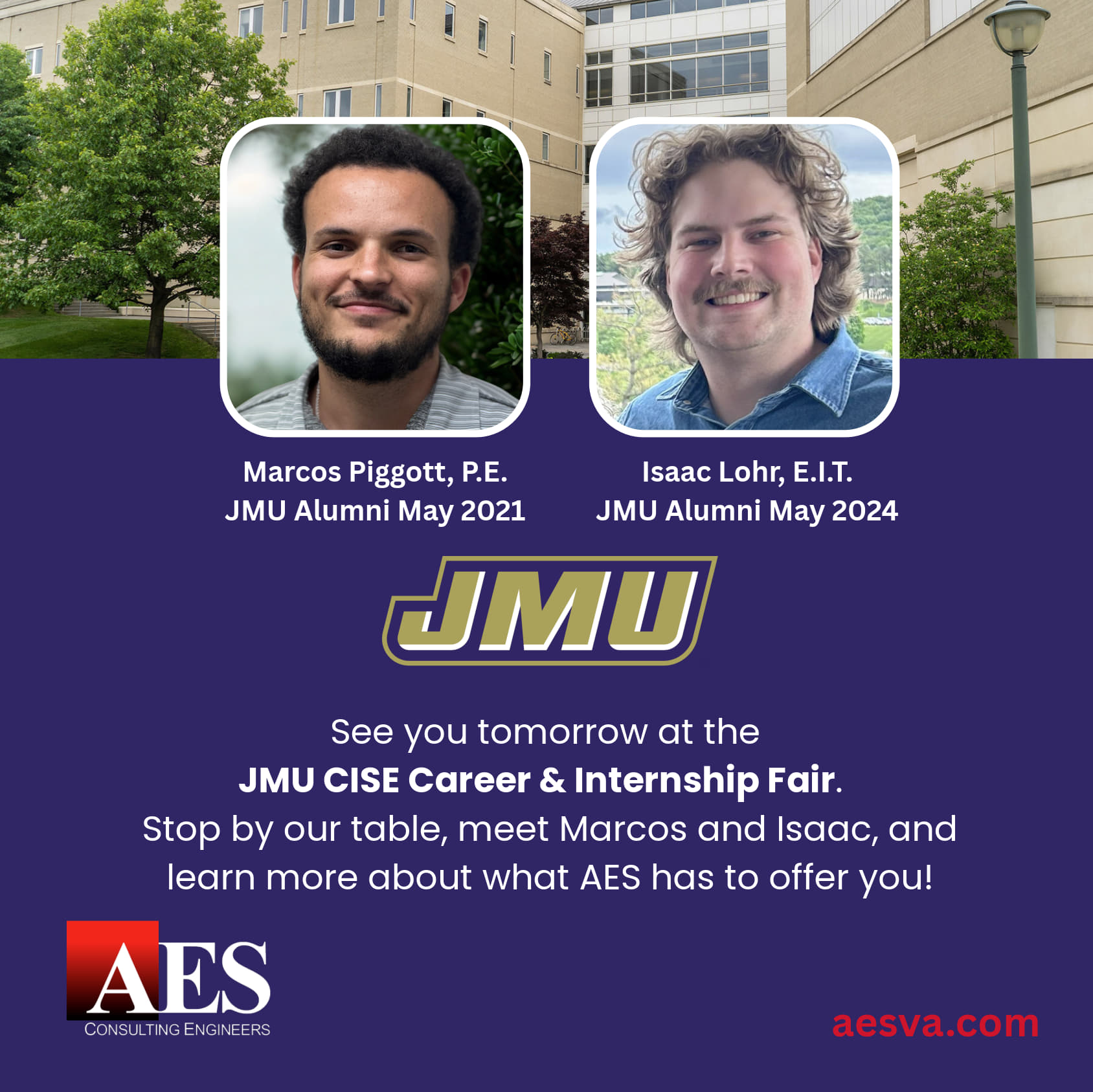 See you at JMU - AES
